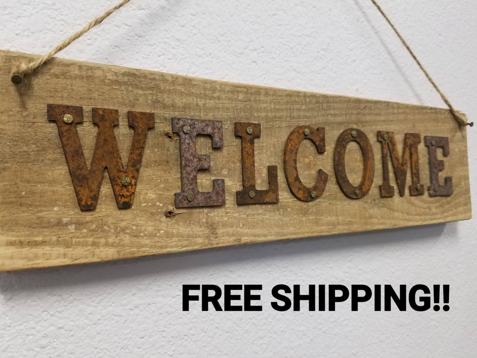 Rustic Welcome Sign, Rustic Welcome Sign Porch, Vintage Welcome Sign ...